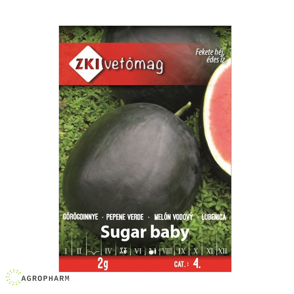 Lubenica crna Sugar Baby ZKI Seme - Agropharm - Agropharm